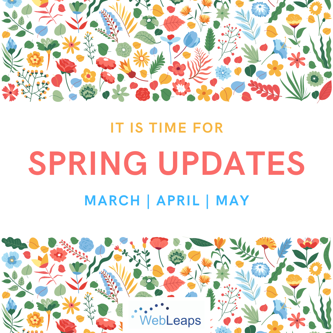 WebLeaps » Spring Updates